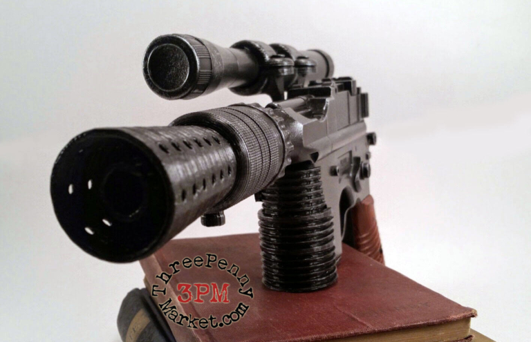 Airsoft – Han Solo's DL-44 heavy blaster pistol prop w/scope (*in stock ...